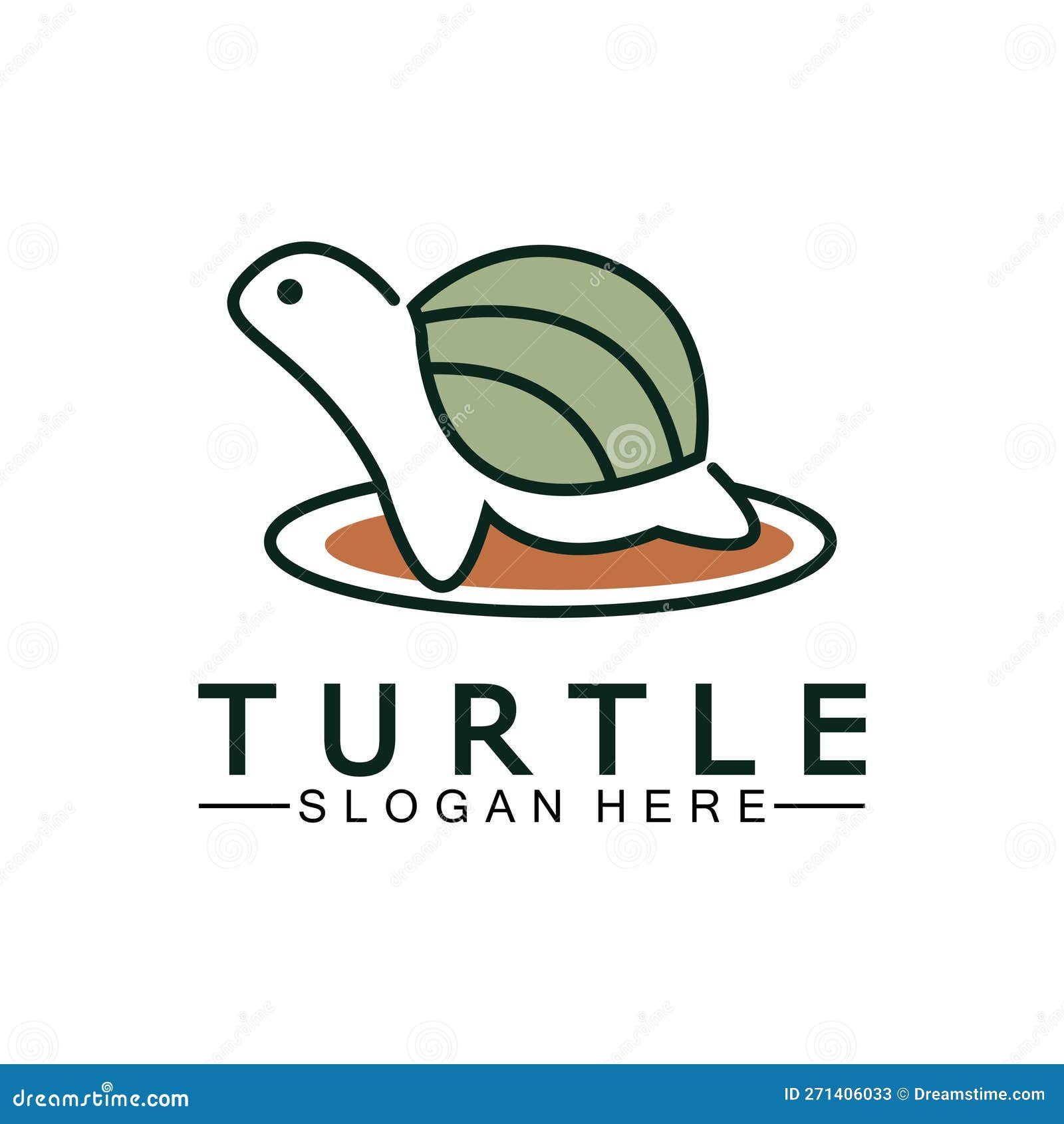 Turtle Icon, Sea Turtle Vector Illustration, Logo for Buttons, Websites ...