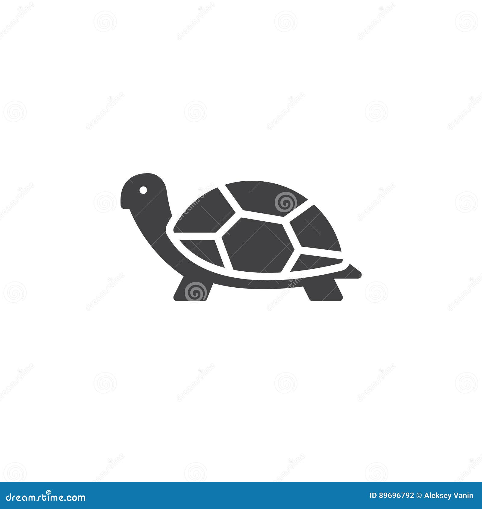 Turtle Icon Vector, Filled Flat Sign Stock Vector - Illustration of ...