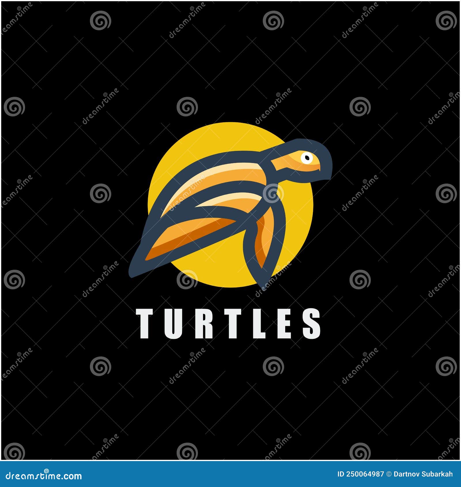 Turtle illustration logo stock illustration. Illustration of wildlife ...