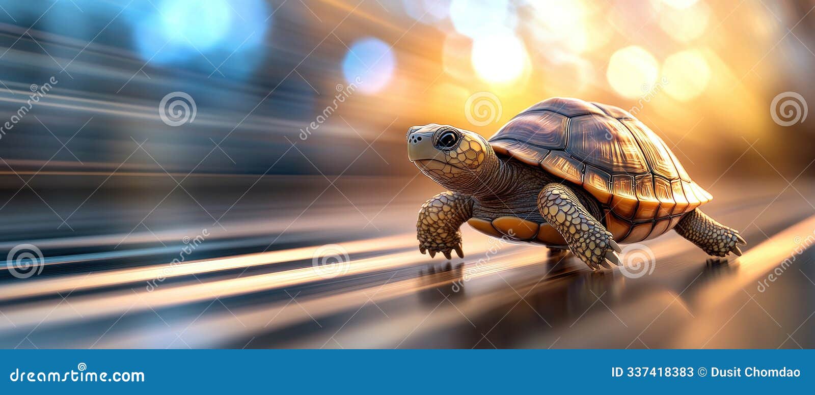 A Turtle with Jet Engines Mounted on Its Shell Moves Swiftly through ...