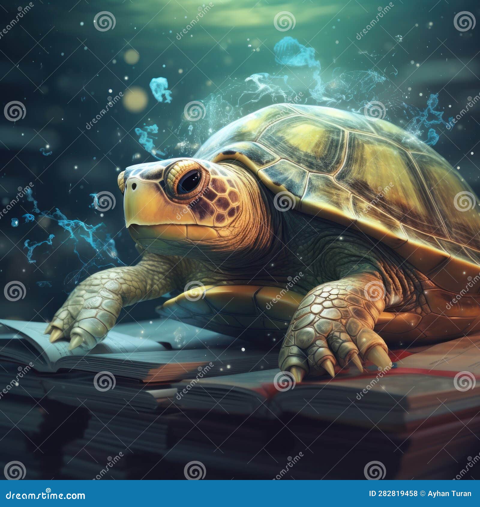 Turtle Learning Technology , Business Metaphors Concept Stock ...
