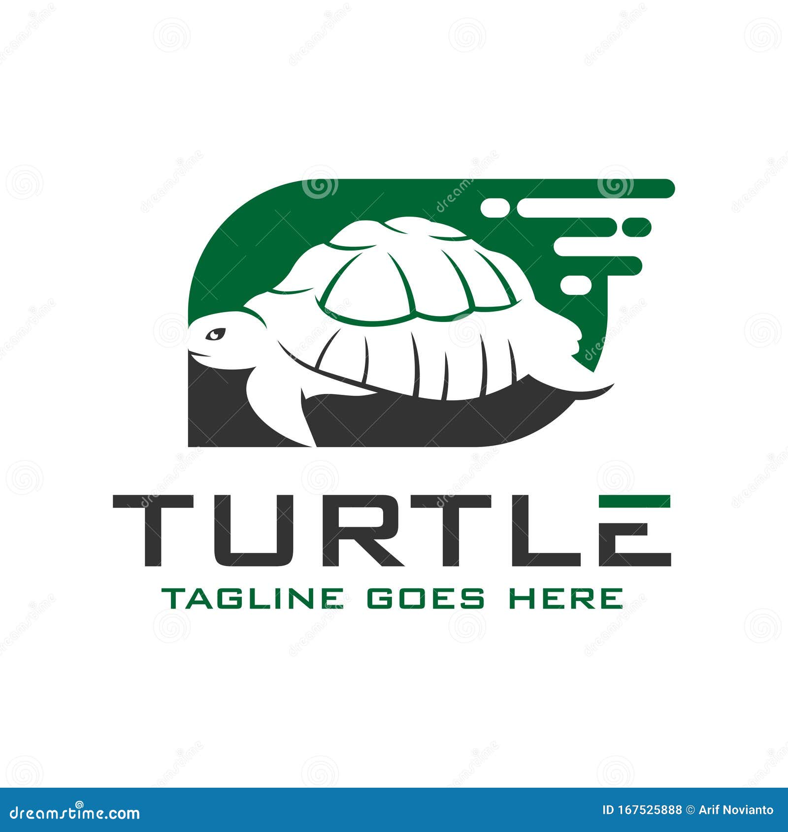 Turtle Logo Design Template Stock Vector - Illustration of wild ...