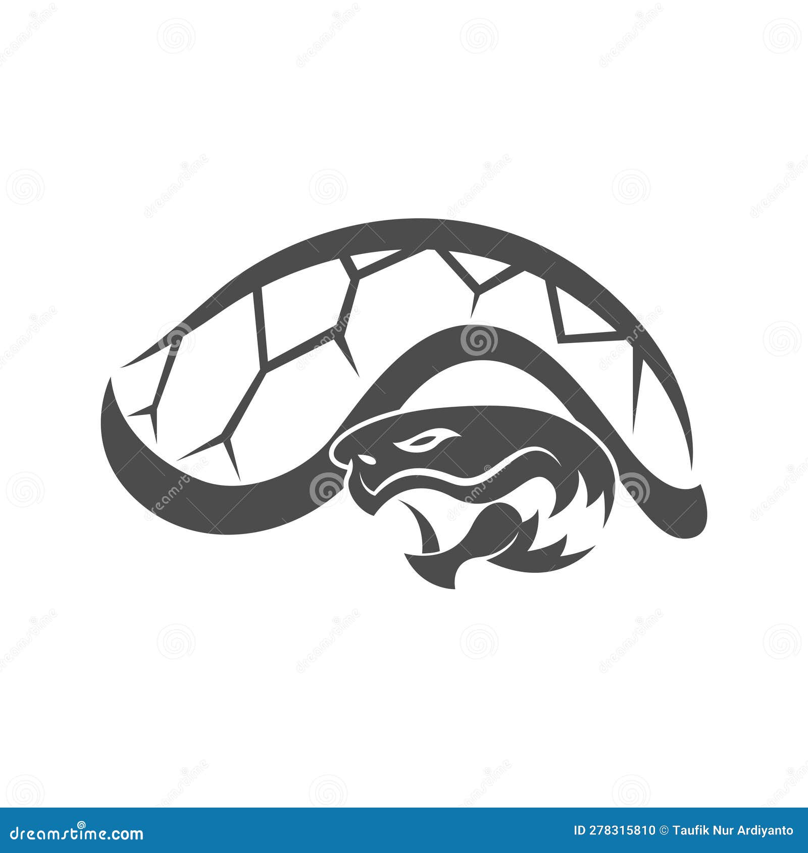 Turtle logo icon design stock vector. Illustration of reptile - 278315810