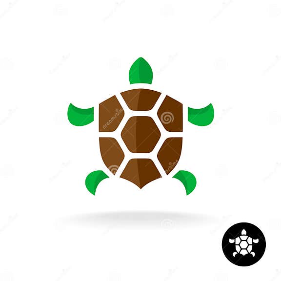 Turtle logo shield stock vector. Illustration of black - 103453364