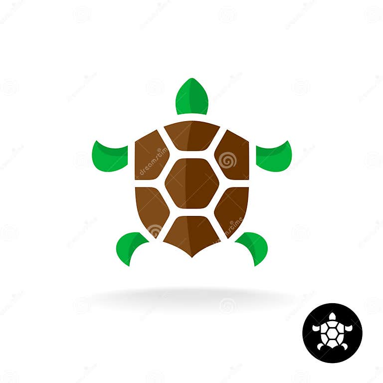 Turtle logo shield stock vector. Illustration of black - 103453364