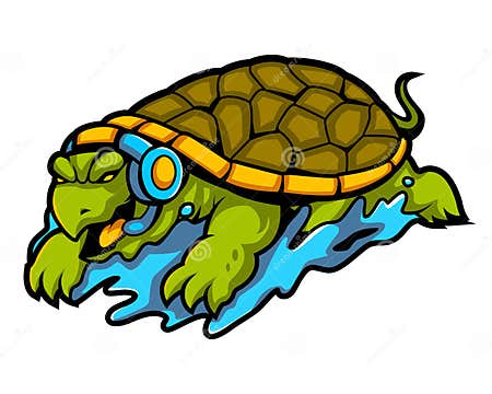 Turtle Logo Template Esport Gaming Stock Illustration - Illustration of ...
