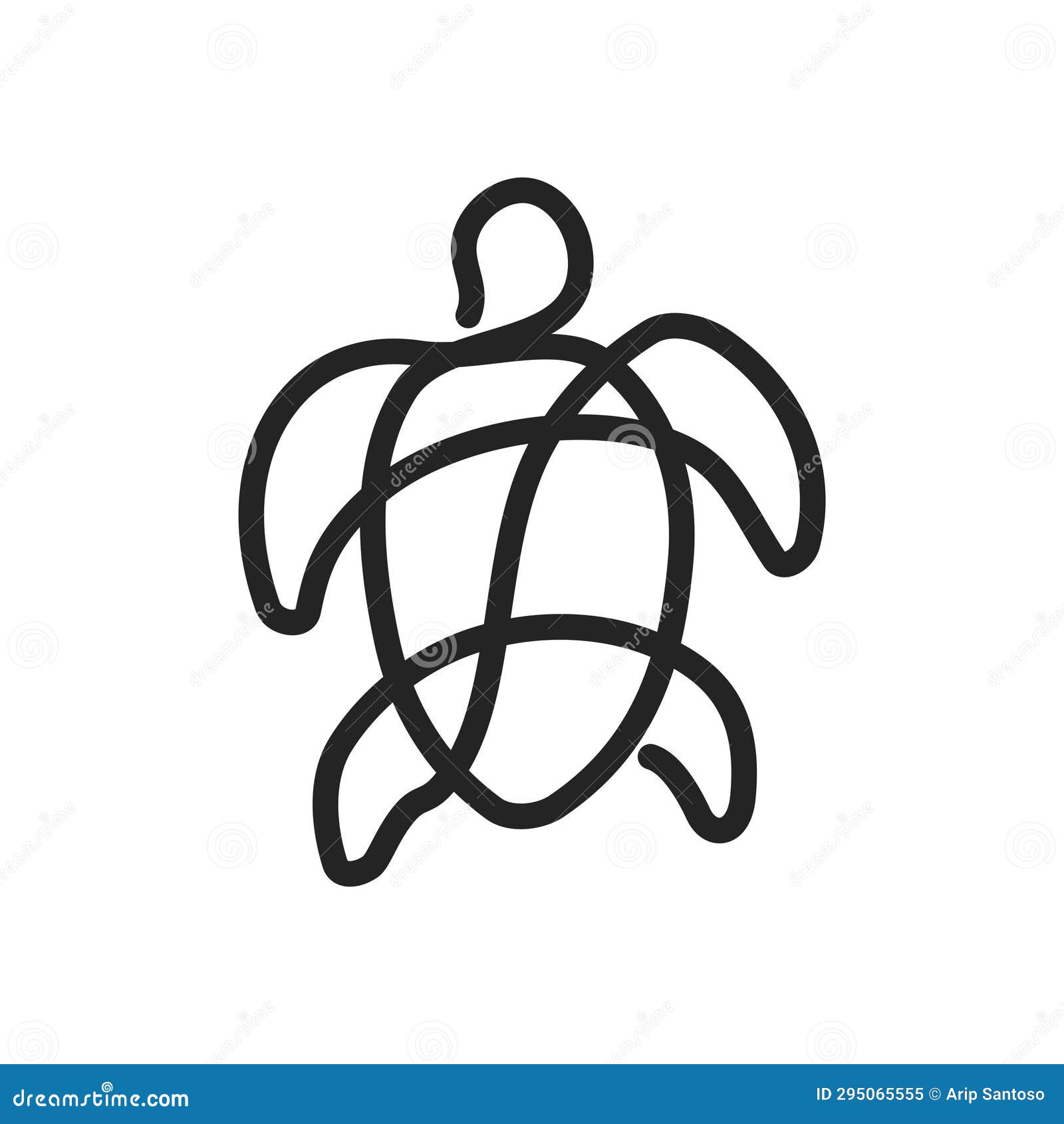 Turtle Logo Template Isolated. Brand Identity. Icon Abstract Vector ...