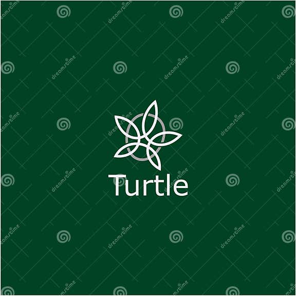 Turtle Logo Vector Outline Design Modern Template Stock Illustration - Illustration of aquatic ...