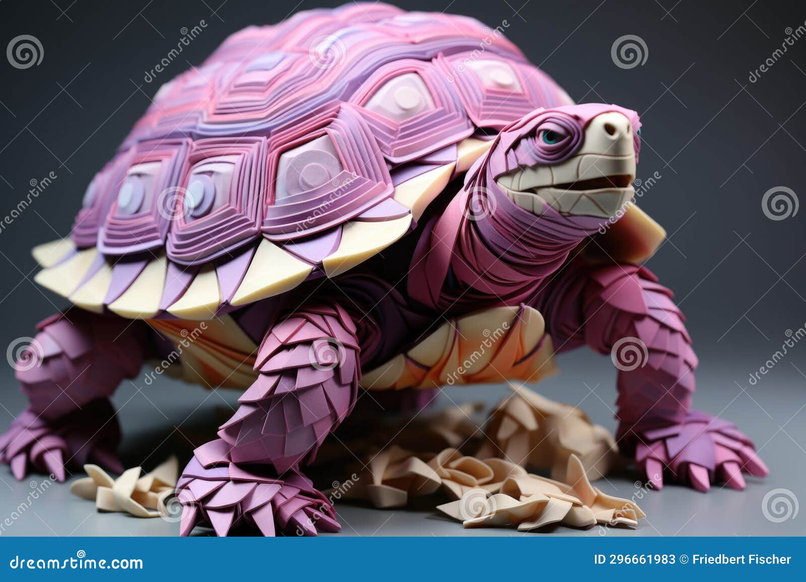 A Turtle Made Of Beautiful Gemstones. Reptile. Wildlife Animals ...