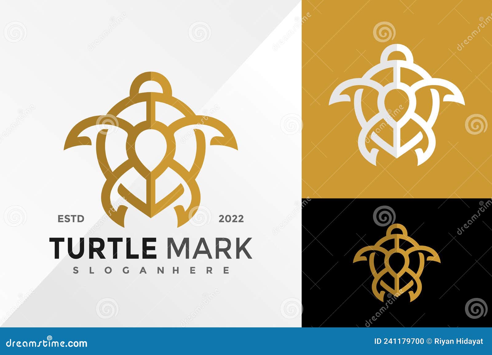 Turtle Mark Location Logo Design Vector Illustration Template Stock ...