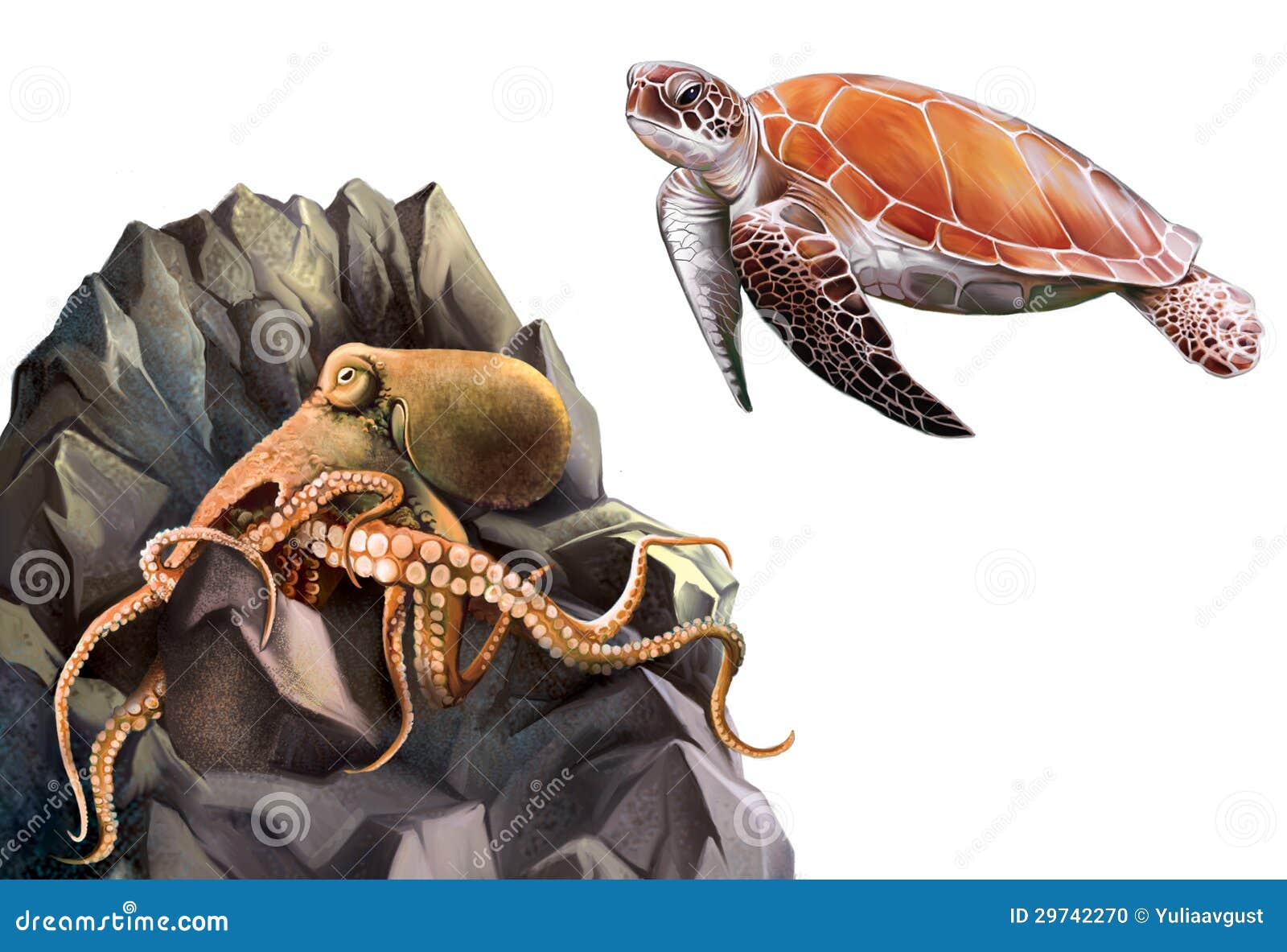 Submerged Rocks Stock Illustrations – 66 Submerged Rocks Stock ...