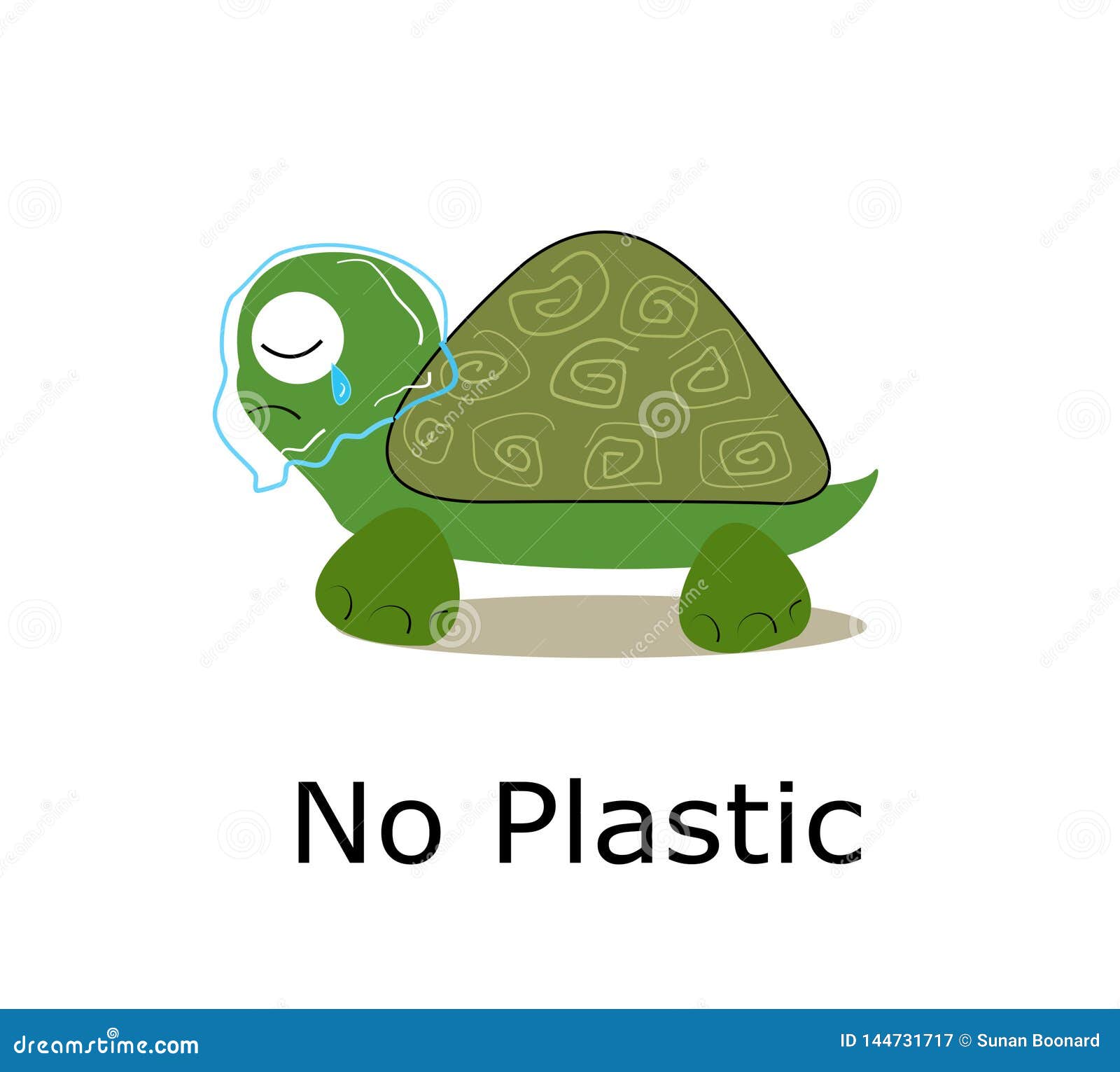 Turtle Rescued With Plastic Wrapped Around Its Neck.Plastic Pollution ...