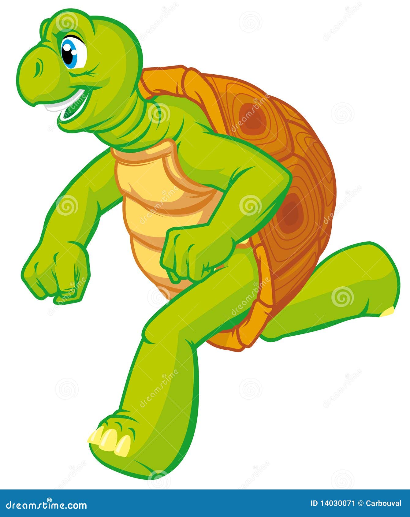 Turtle runner stock illustration. Illustration of athlete - 14030071