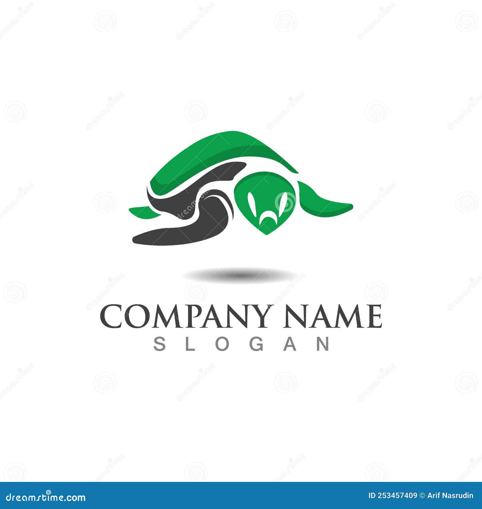 Turtle Sea Logo Image Design Template Animal Vector Stock Illustration ...