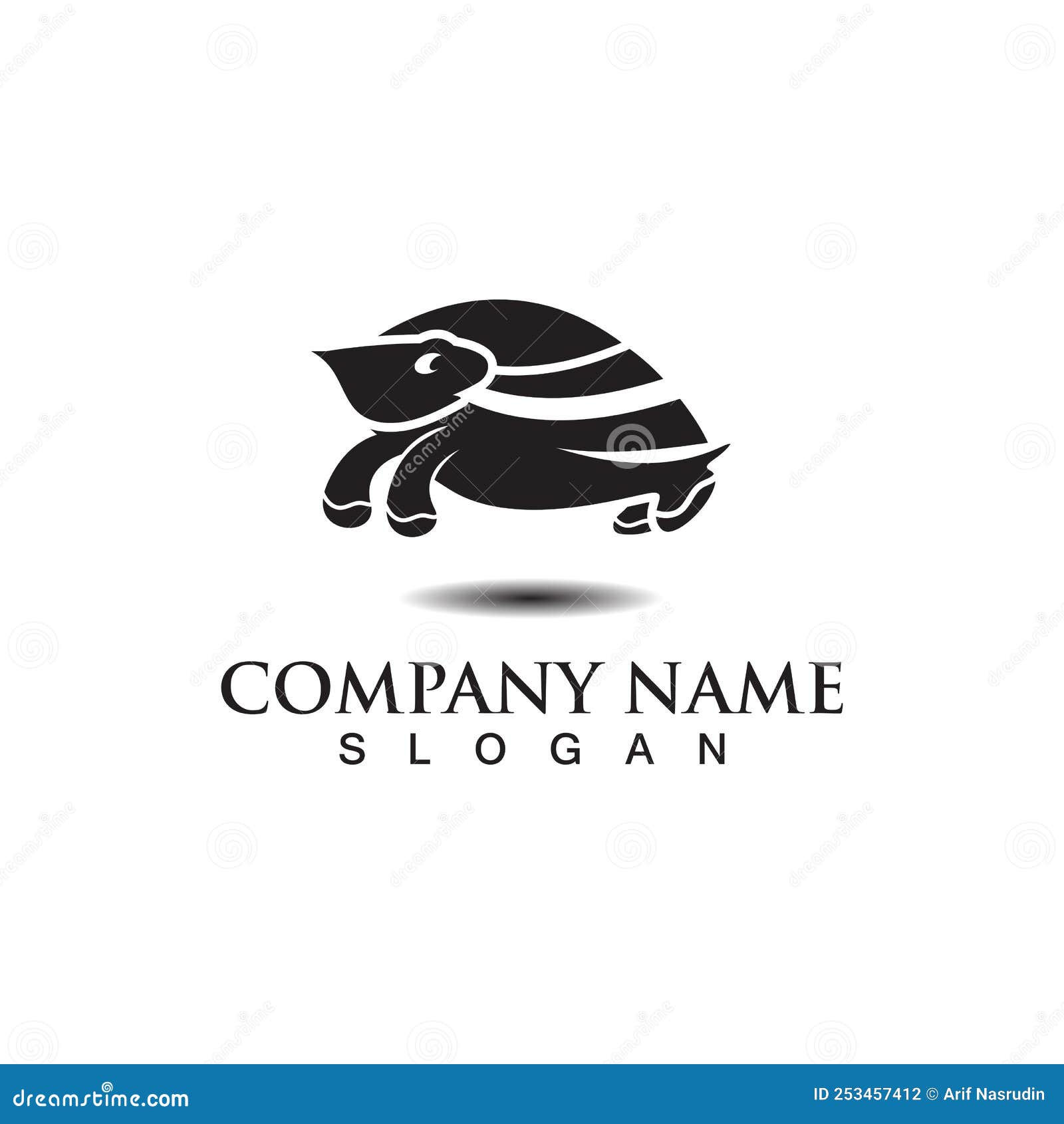 Turtle Sea Logo Image Design Template Animal Vector Stock Illustration ...