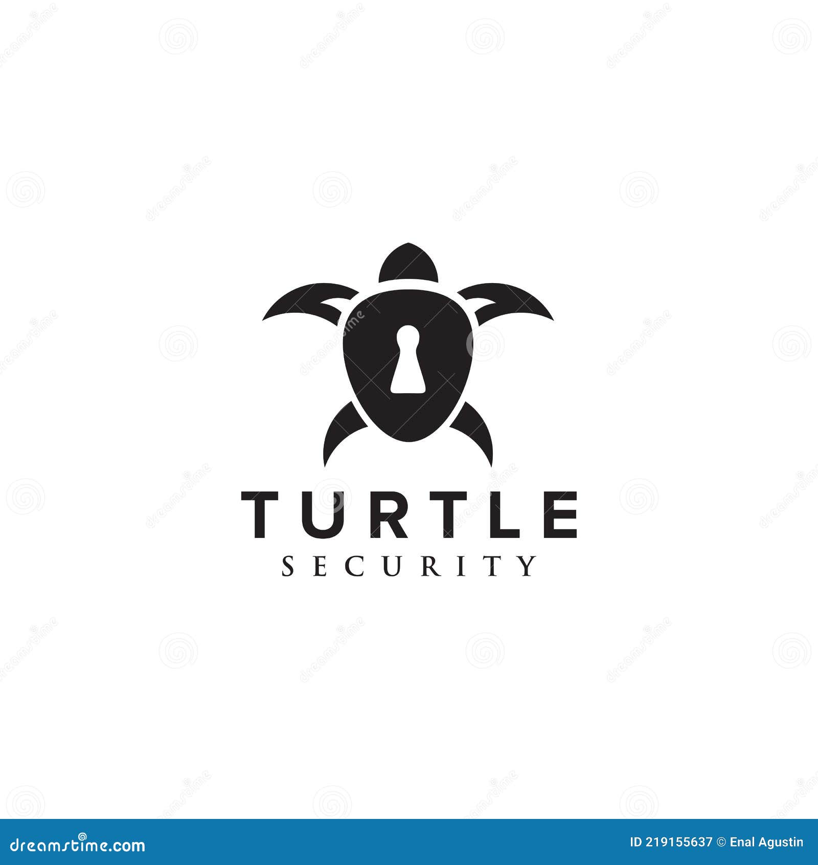 Turtle Security Logo Design Template Stock Vector - Illustration of ...