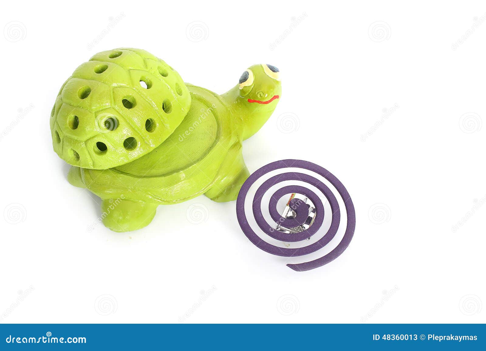 The Turtle Shape Container of Mosquito Coil Stock Image - Image of ...