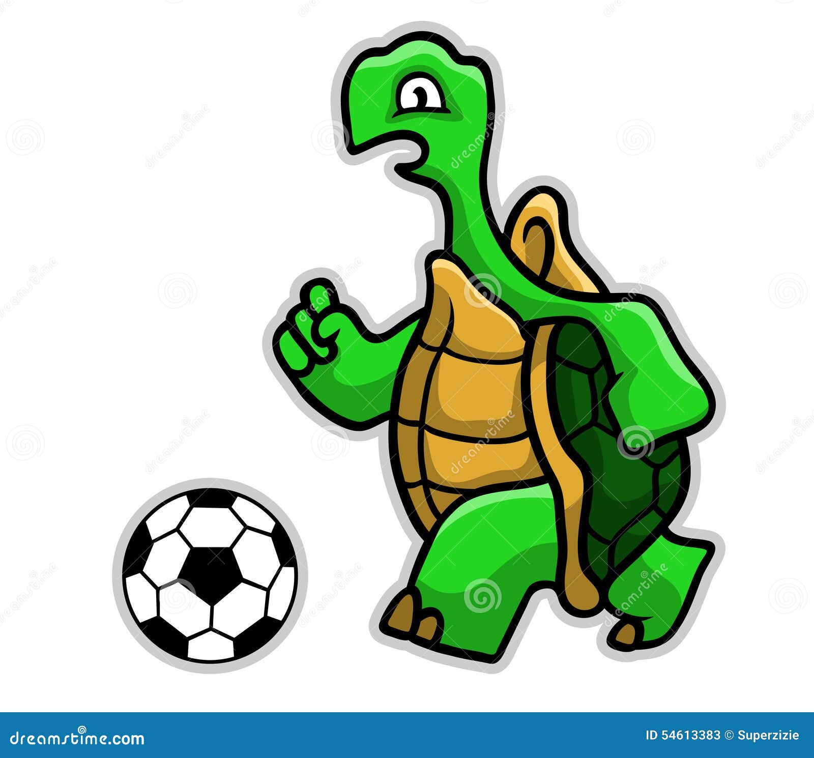 Turtle Kicks Ball