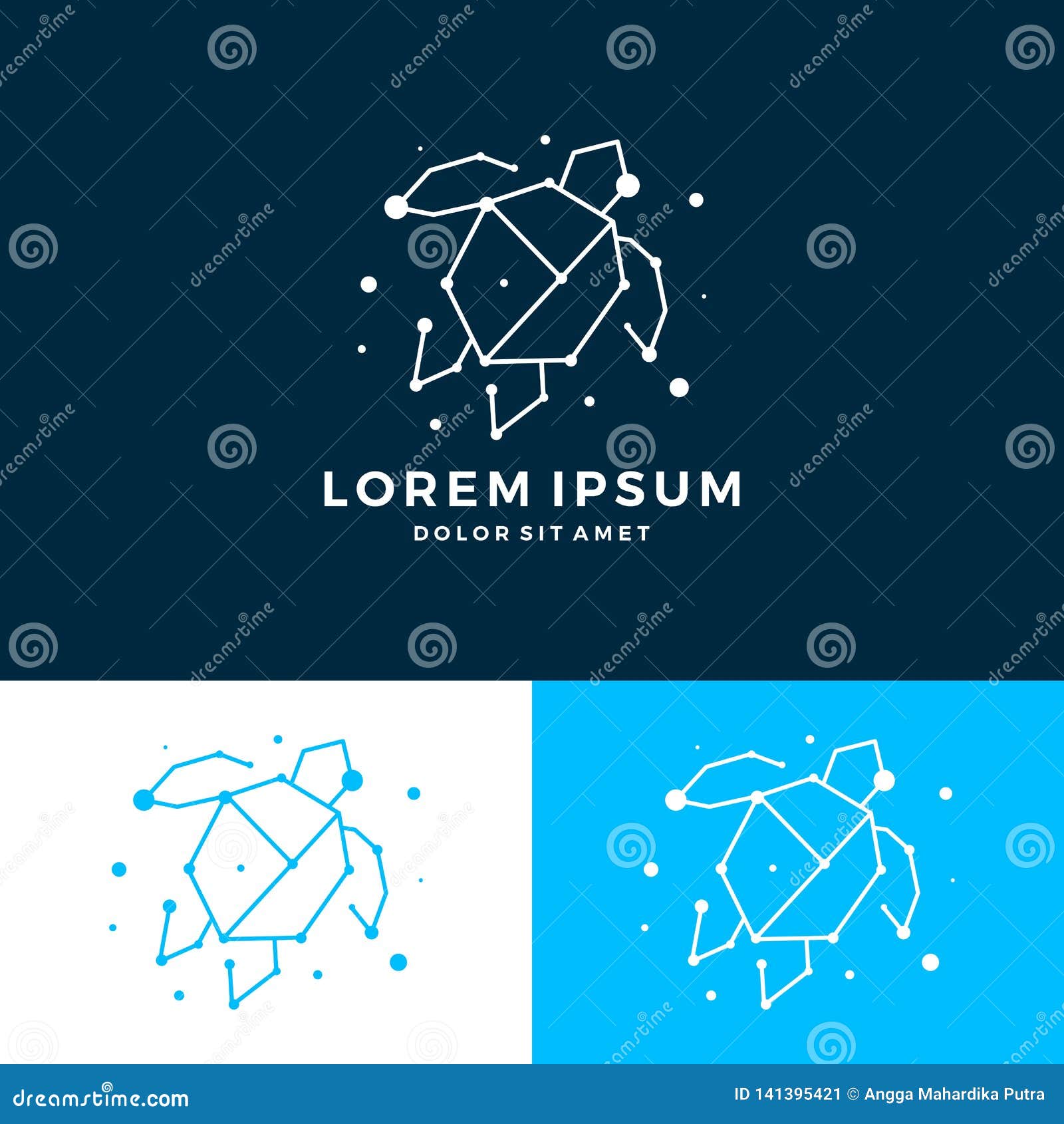 Turtle Space Connection Tech Logo Stock Illustration - Illustration of ...