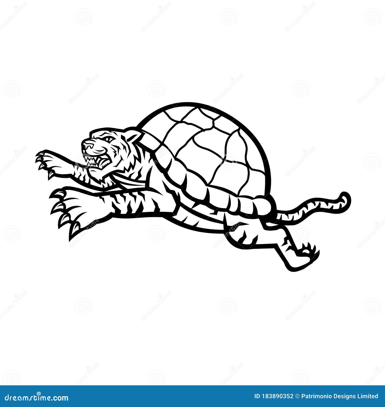 Leaping Black Panther Cartoon Vector | CartoonDealer.com #23451307