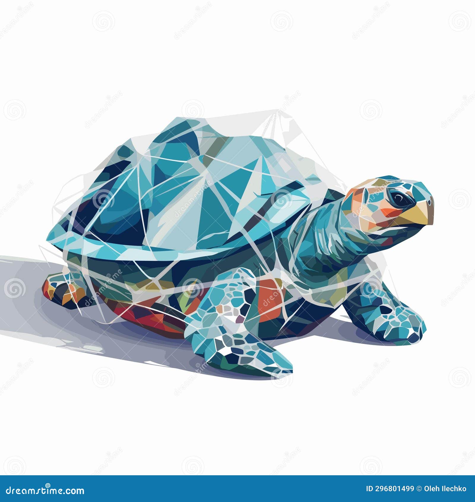 Turtle Trapped In Fishing Net. Turtle Stuck In A Fishing Net ...