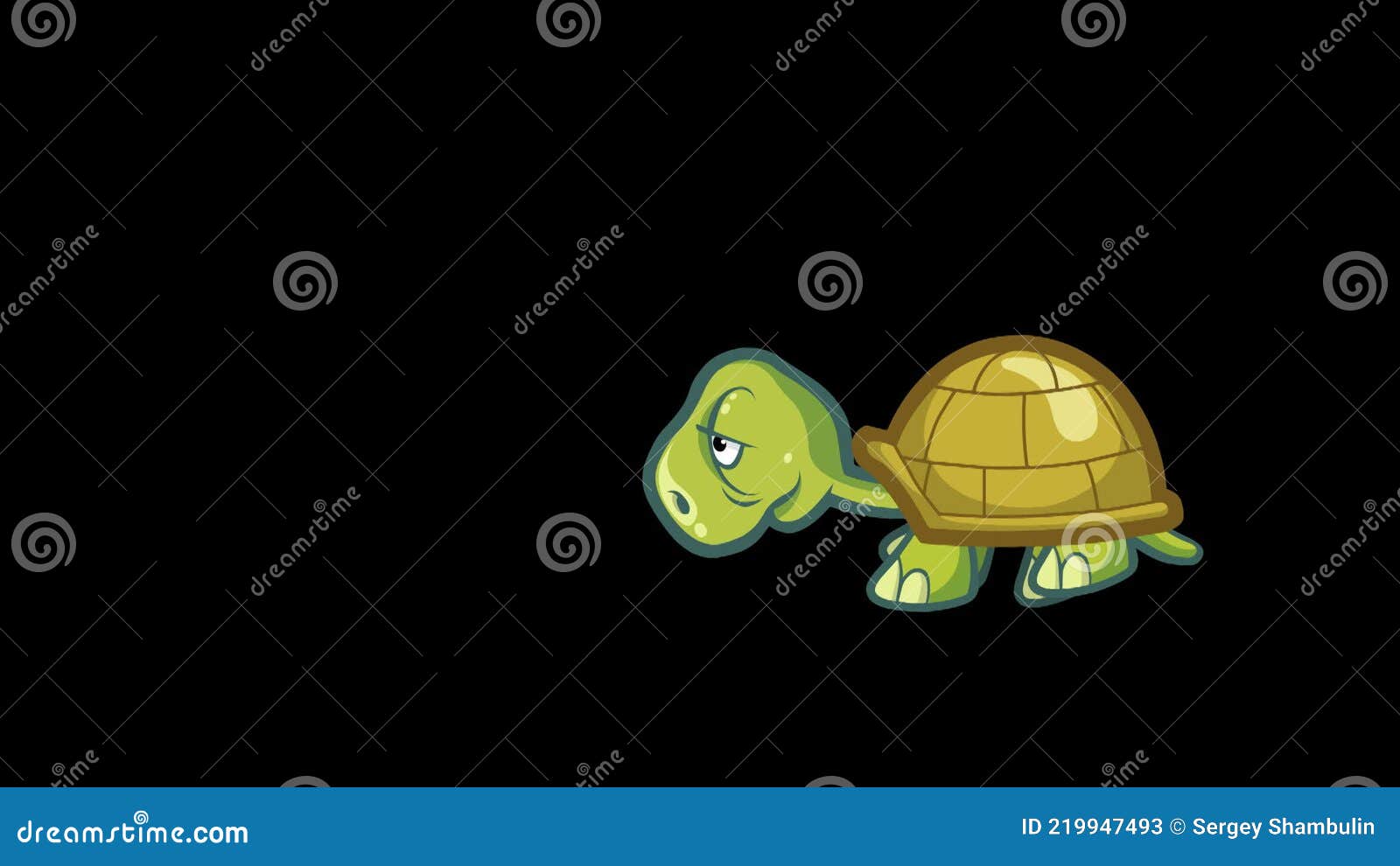 Turtle Walk Cycle through Screen Stock Video - Video of humor, design ...