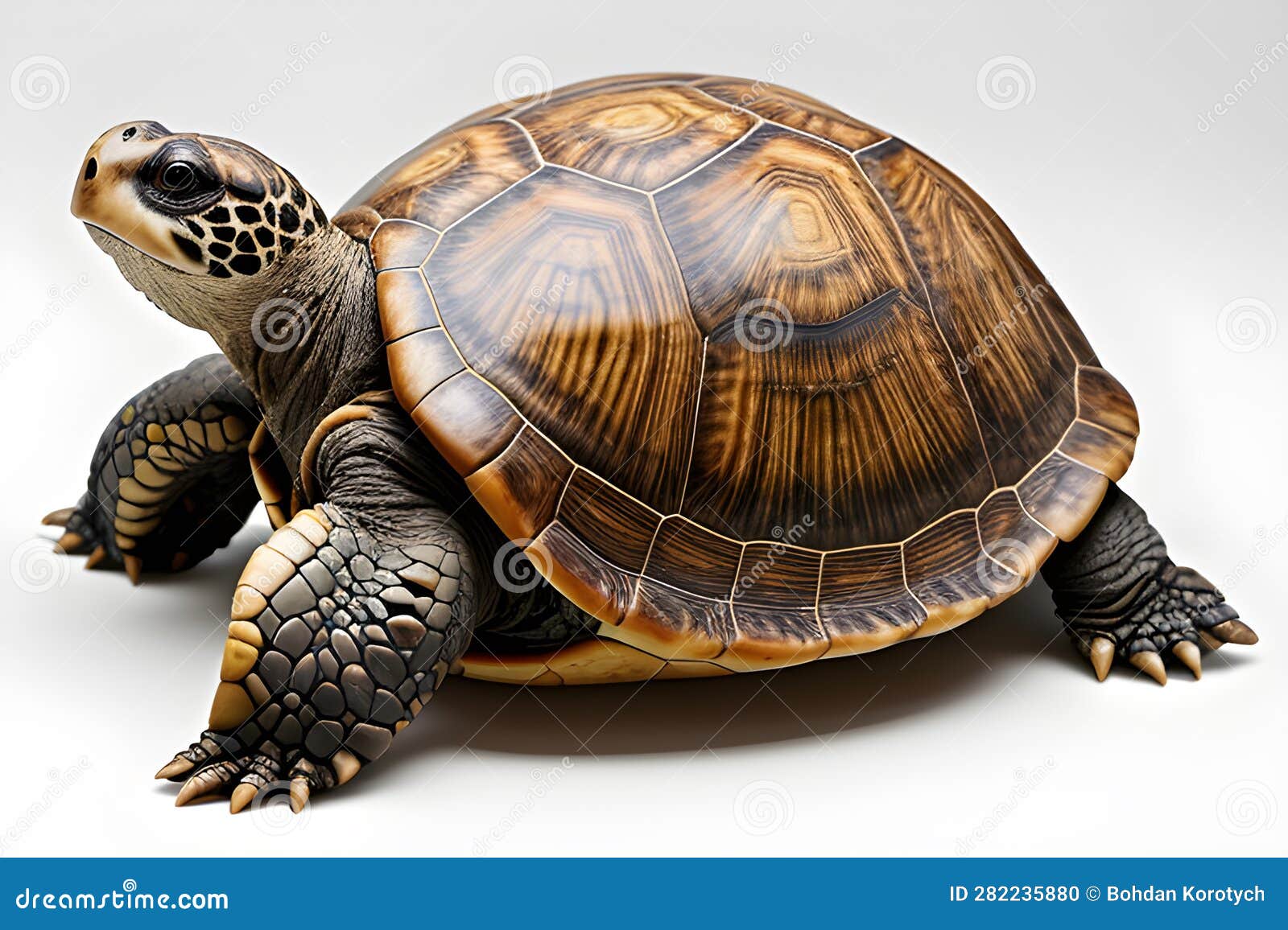 Turtle on a White Background, for Cutting and Pasting. Stock ...