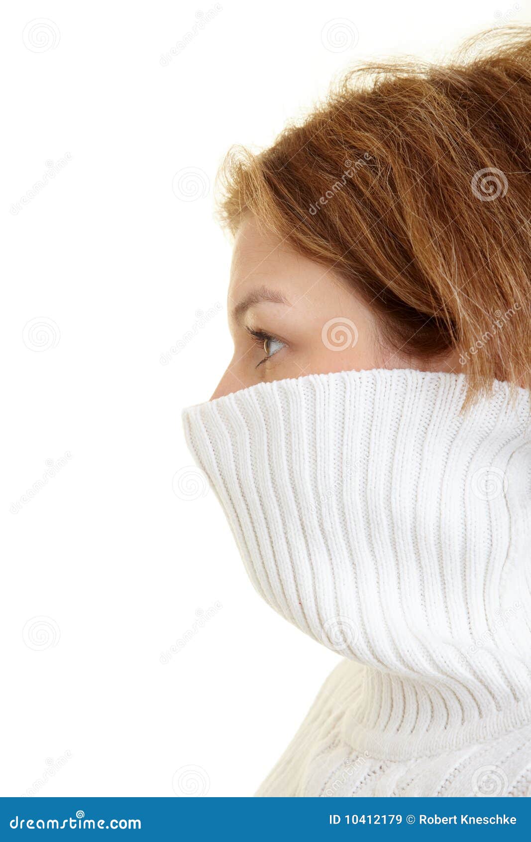 Turtleneck in her face stock image. Image of european - 10412179