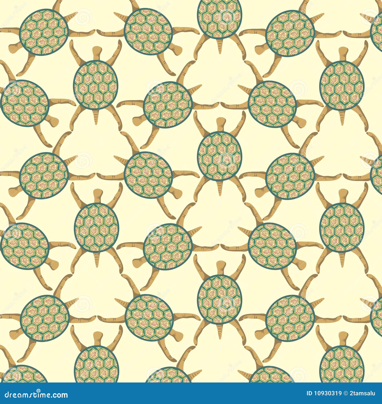 Turtles stock vector. Illustration of pattern, symbol - 10930319