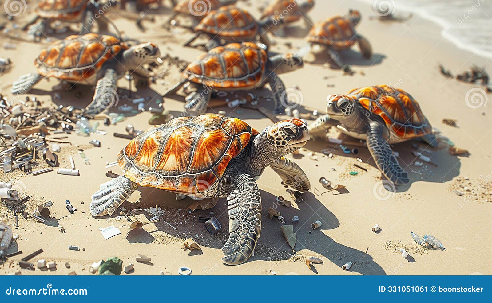 Turtles and Conservationists Join Forces To Remove Plastic Waste from ...