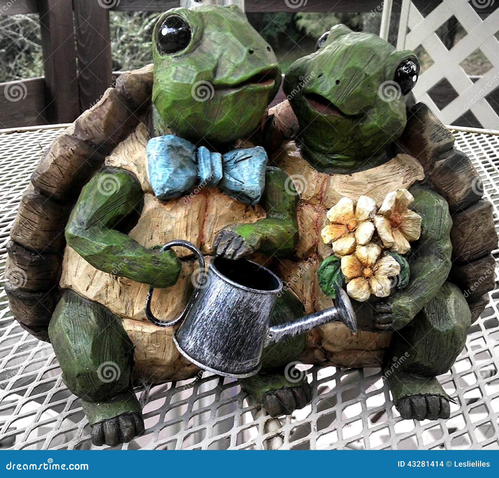 Turtles stock photo. Image of arts, statue, garden, home - 43281414
