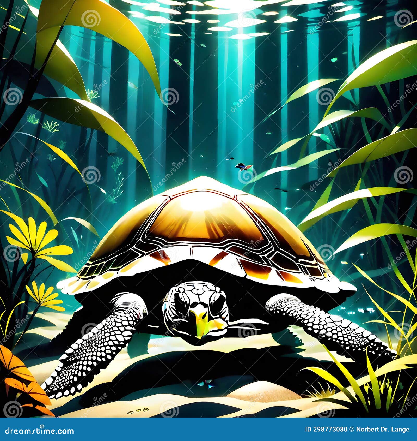 Turtles with Shells, AI-generatet Stock Photo - Image of claws, turtles ...