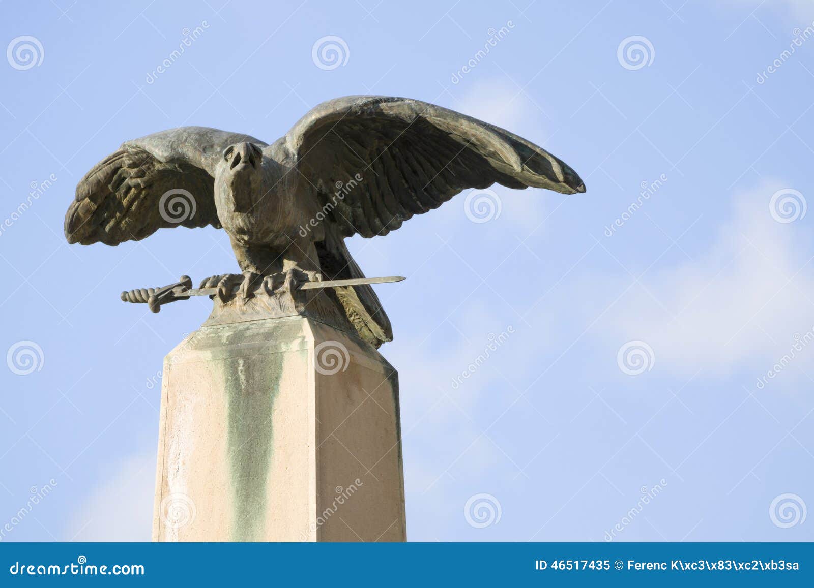 Turul Bird With A Sword With Apocalyptic Sky Royalty-Free Stock Image ...