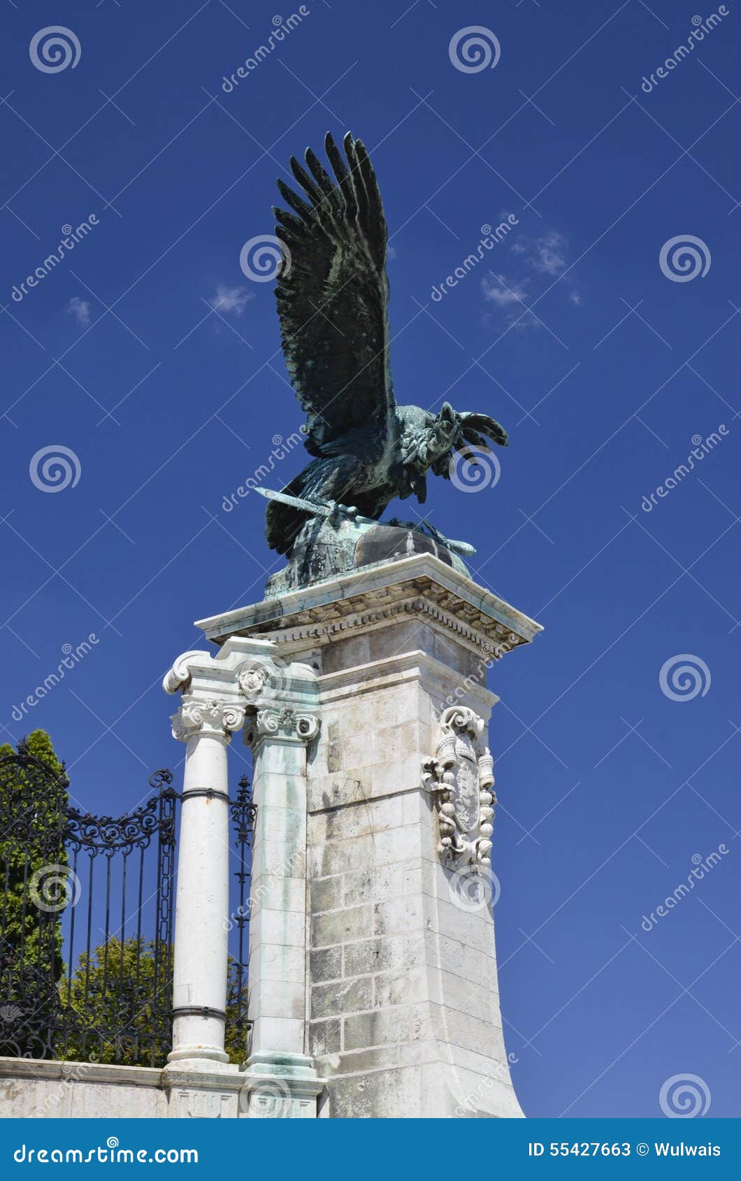 Turul, Budapest. 2 stock image. Image of griffin, city - 55427663