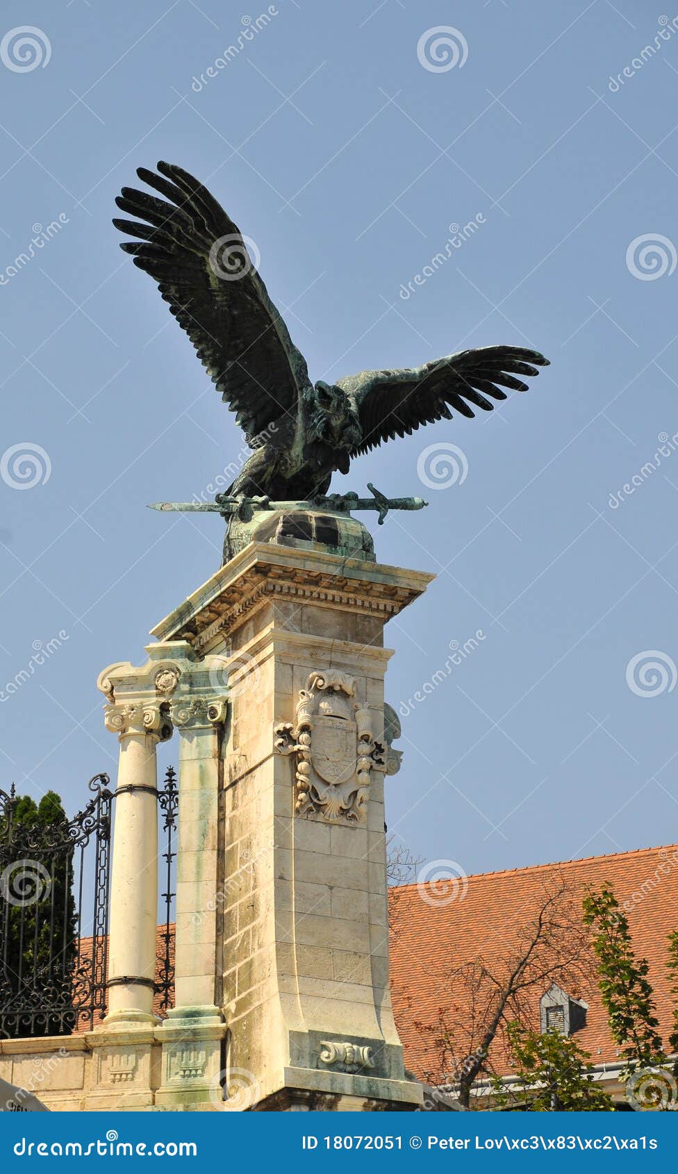 Turul - the Mythic Bird Budapest Stock Image - Image of bird ...