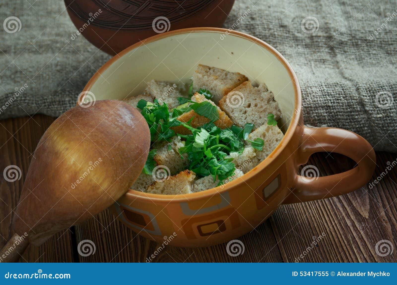 Turya stock image. Image of cold, dish, yellow, traditional - 53417555