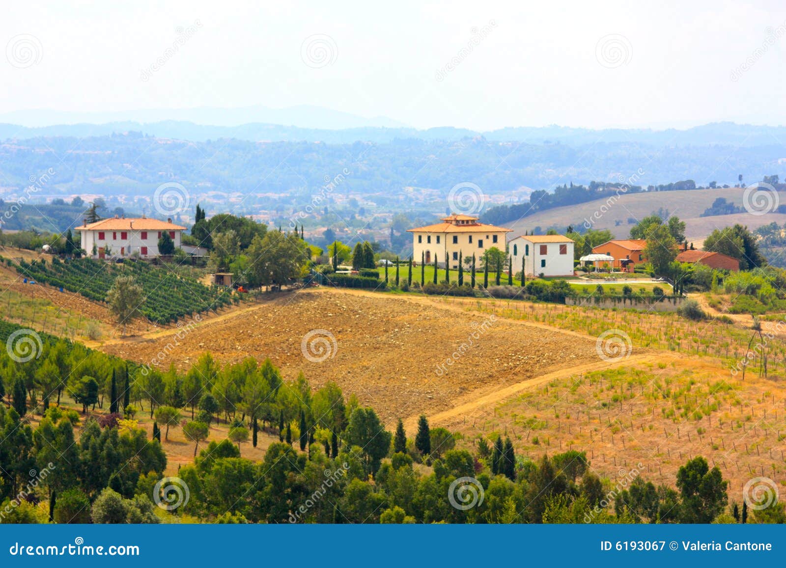 Tuscan landscape stock image. Image of landscape, country - 6193067