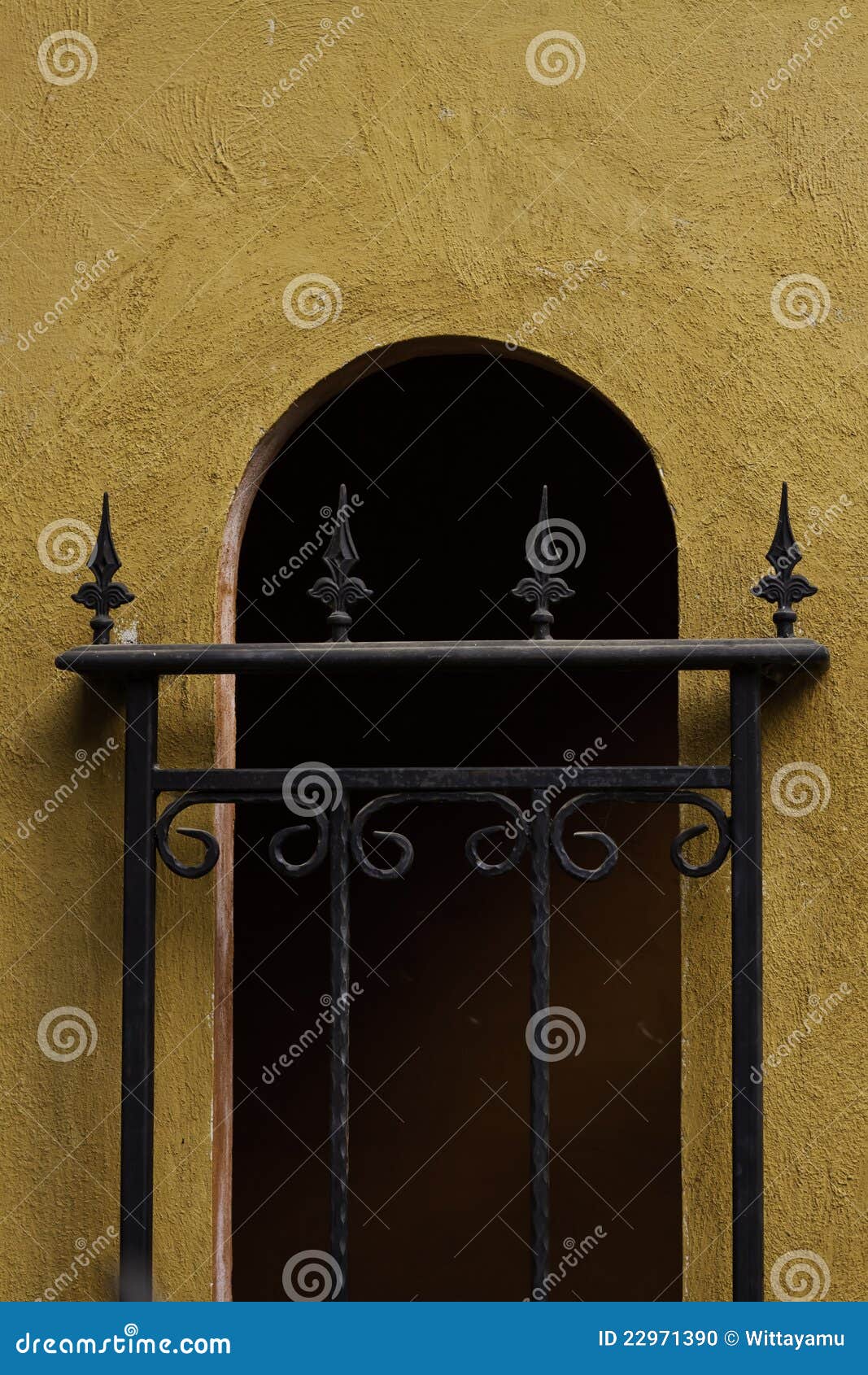 Tuscan Rod iron stock photo. Image of front, artistic - 22971390
