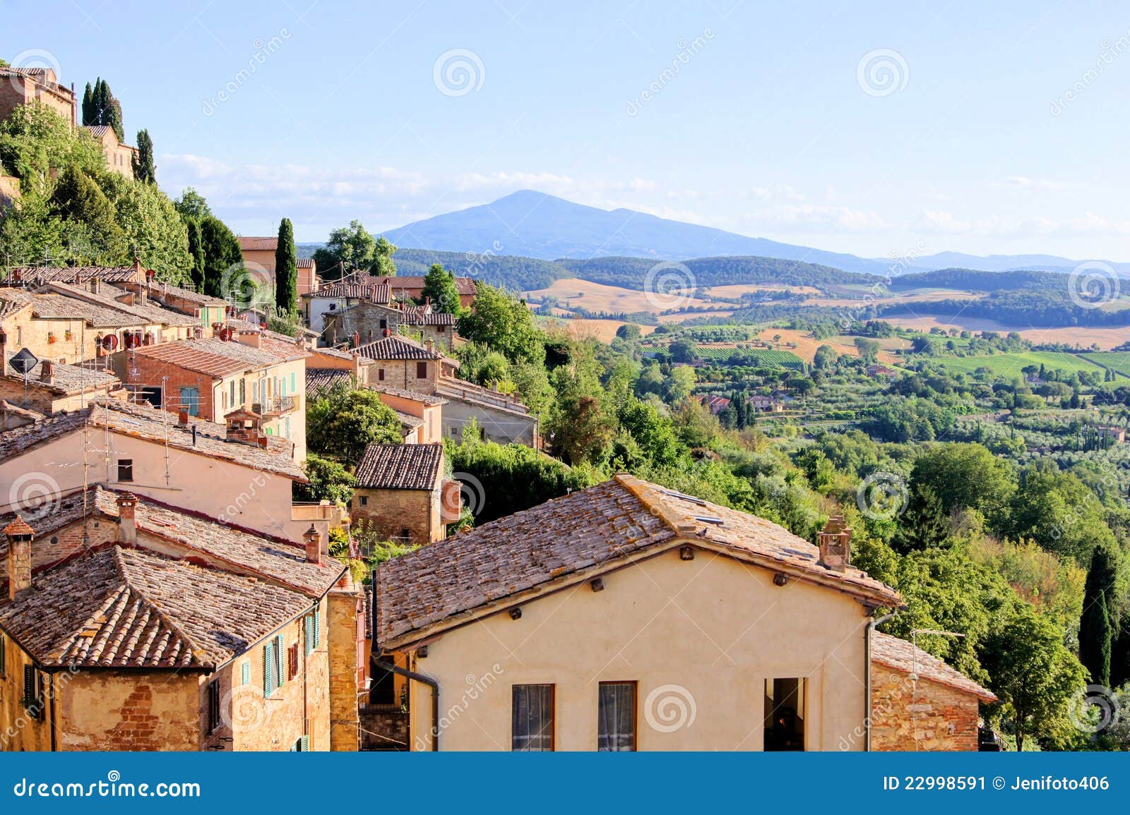 Tuscan view stock image. Image of historic, classic, ancient - 22998591