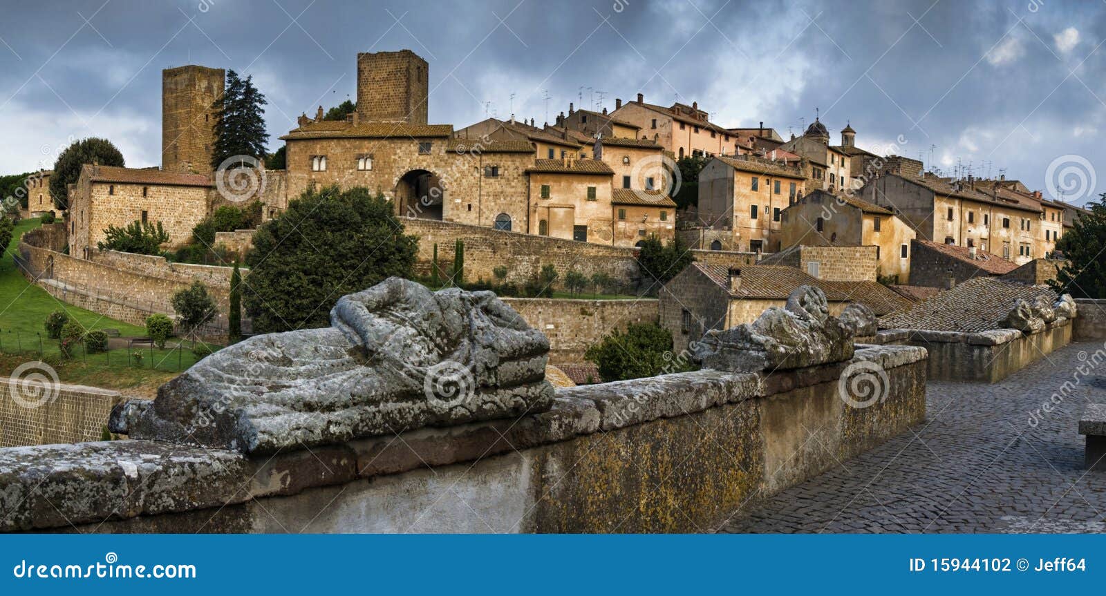 Tuscania, Lazio, Italy stock photo. Image of archeology - 15944102