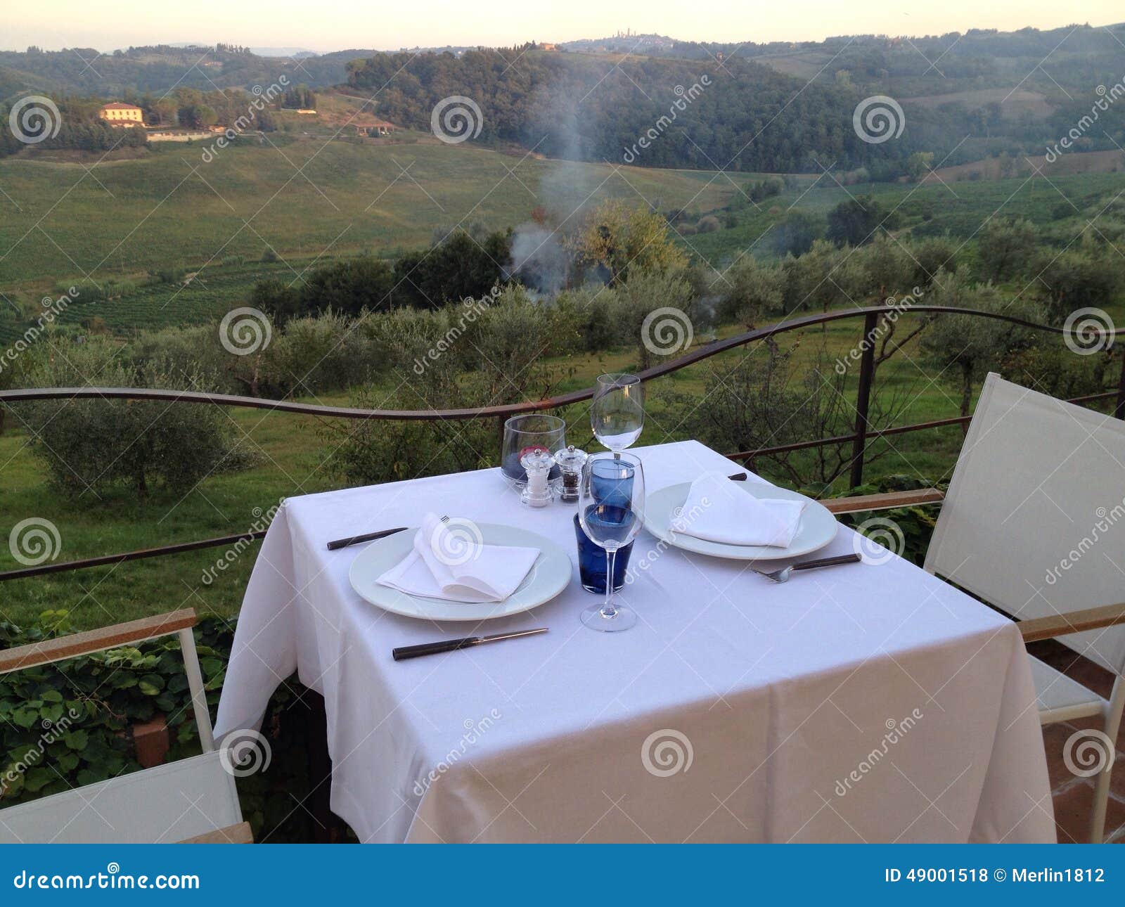 Tuscany stock photo. Image of table, tuscany, burn, terrace - 49001518