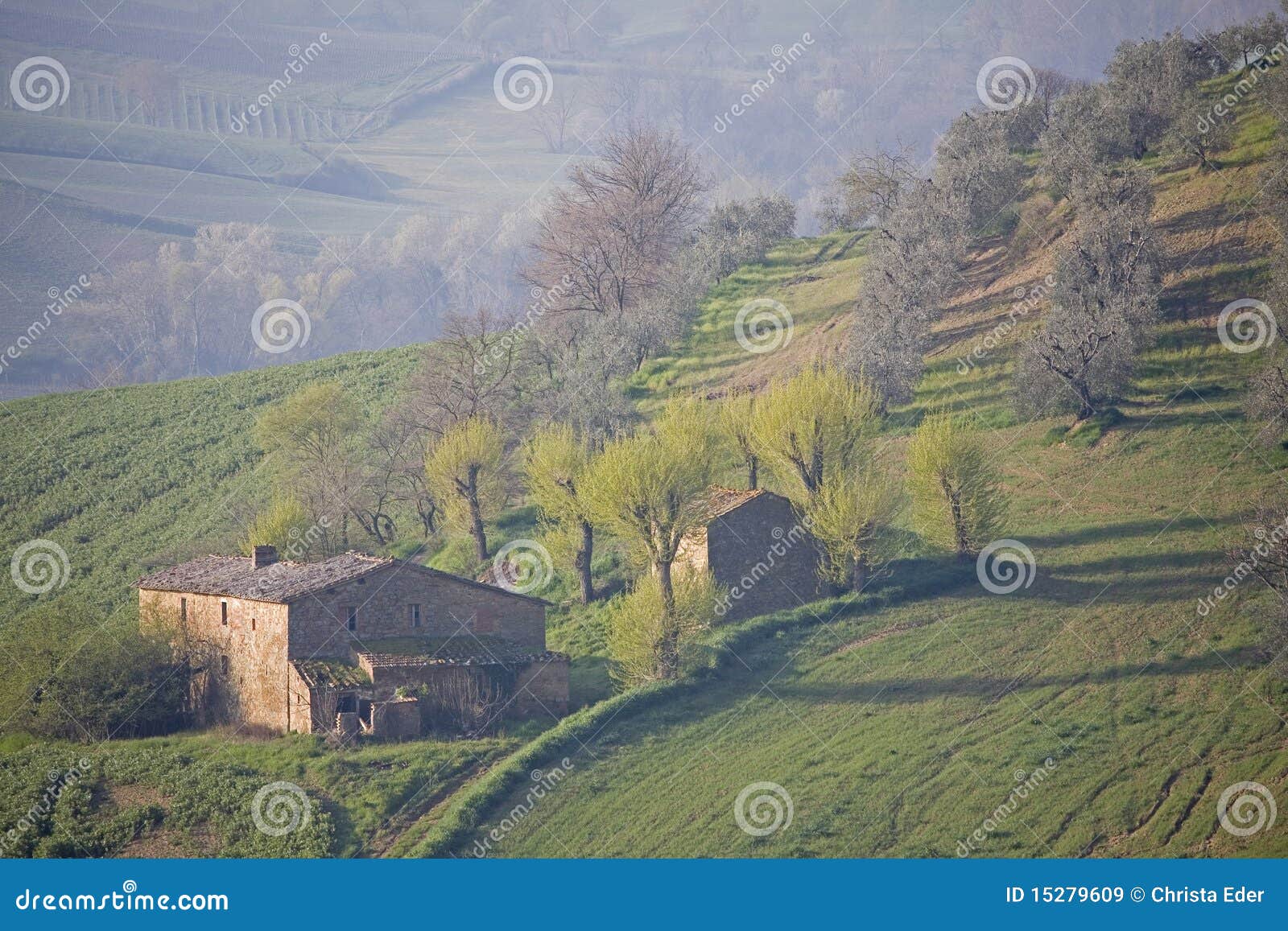 Tuscany landescape stock image. Image of landscape, rurally - 15279609