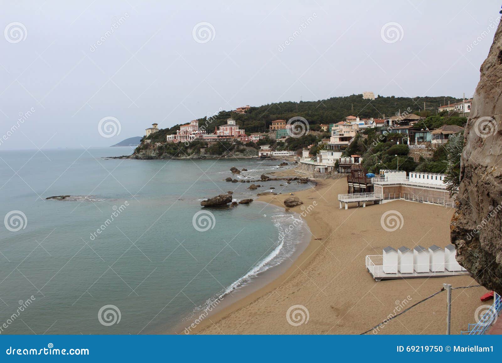 Tuscany sea stock photo. Image of terrace, fresh, clear - 69219750