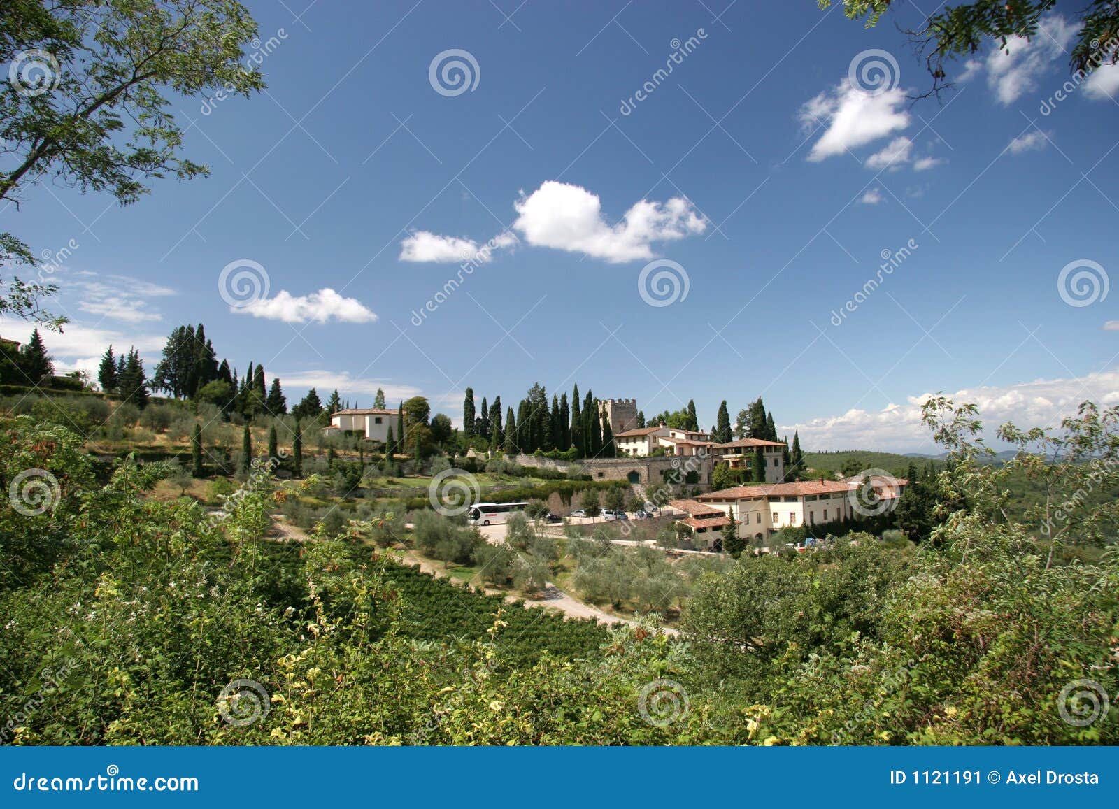 Tuscany summer stock image. Image of verazzano, nature - 1121191