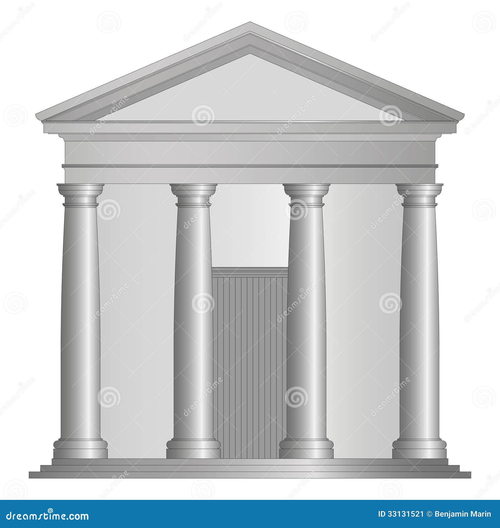 Roman Temple Clipart