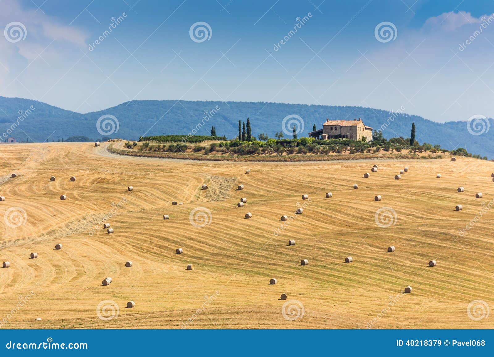 Tuscany view, Italy stock image. Image of tourist, tourizm - 40218379