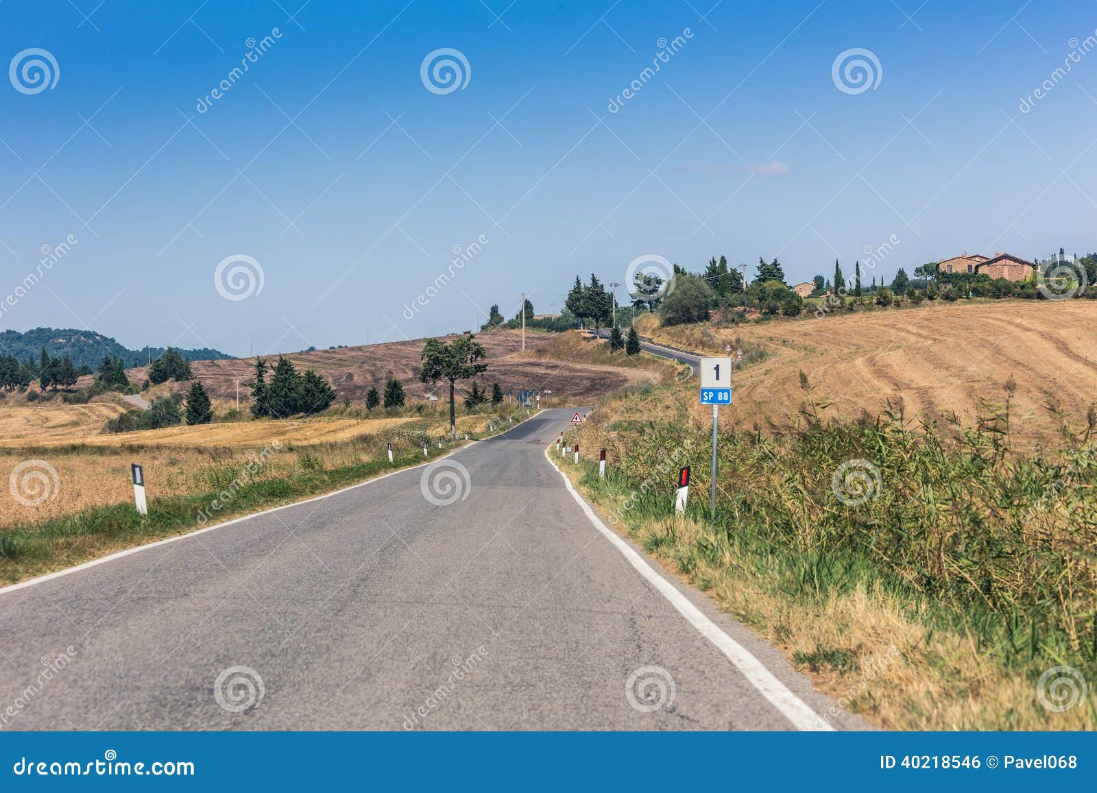Tuscany view, Italy stock photo. Image of travel, beautiful - 40218546