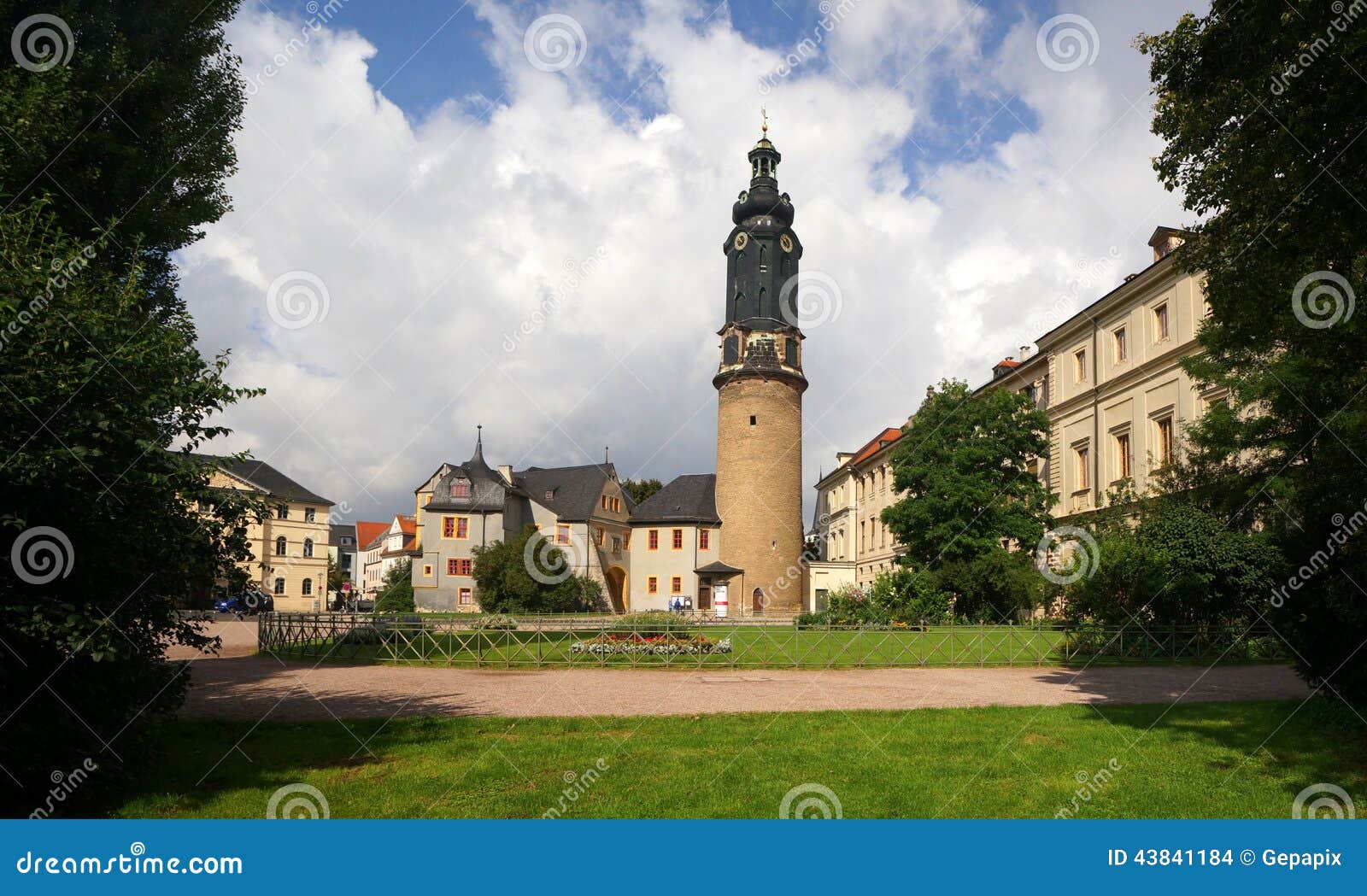 Tusen Dollar-hertiglig Slott Av Weimar Arkivfoto - Bild av stenbrott ...
