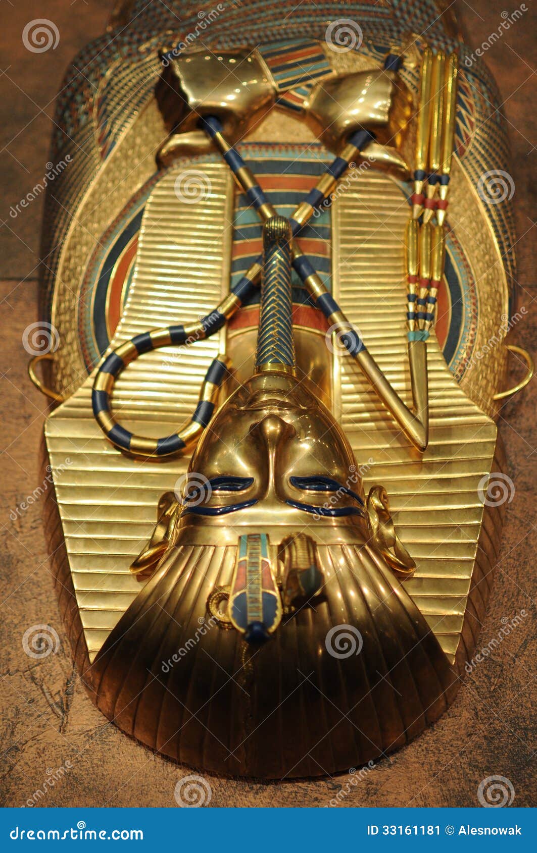 Tutanchamon treasure stock image. Image of casket, grave - 33161181