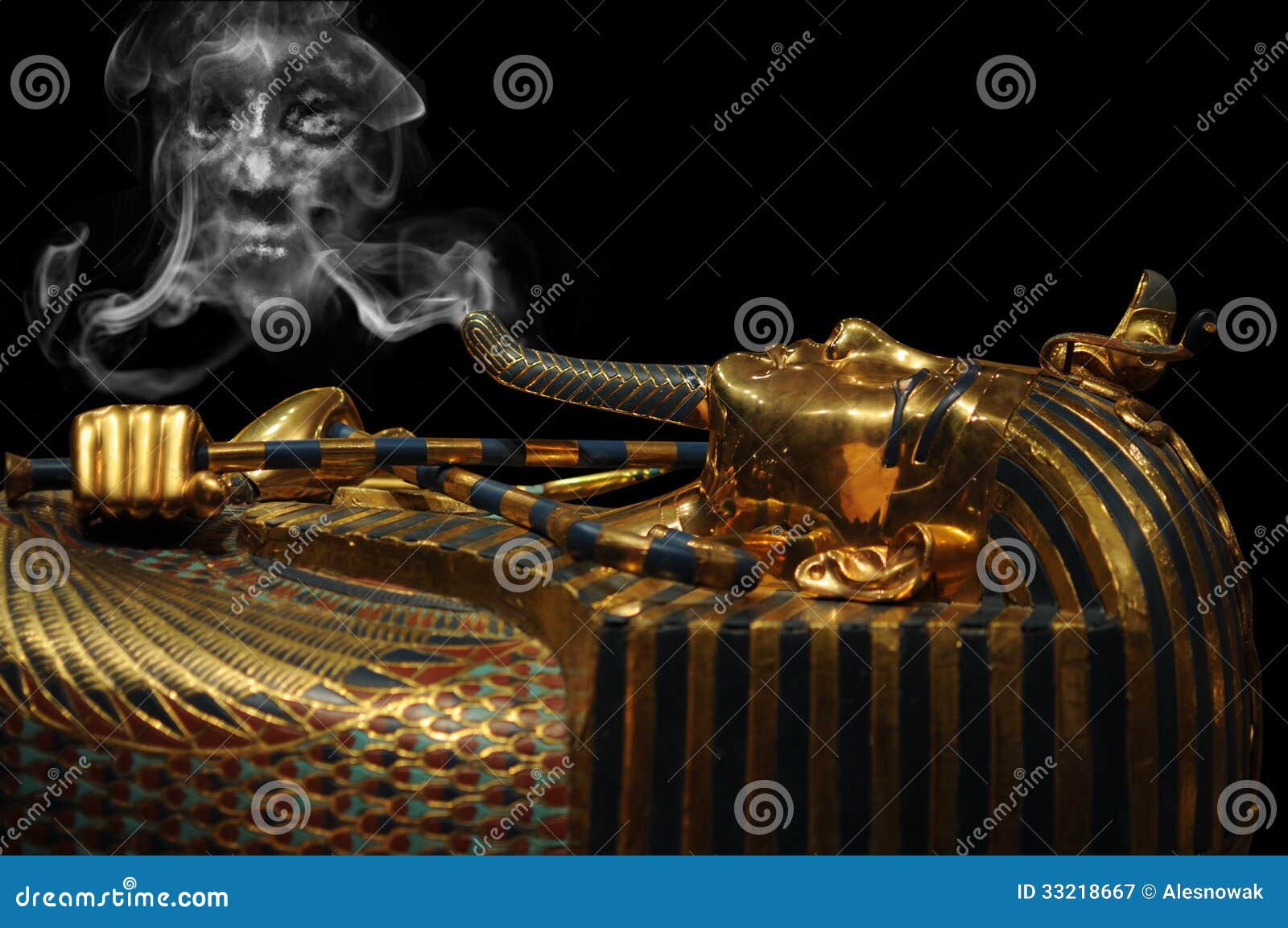 Tutanchamon treasure stock image. Image of original, pharao - 33218667